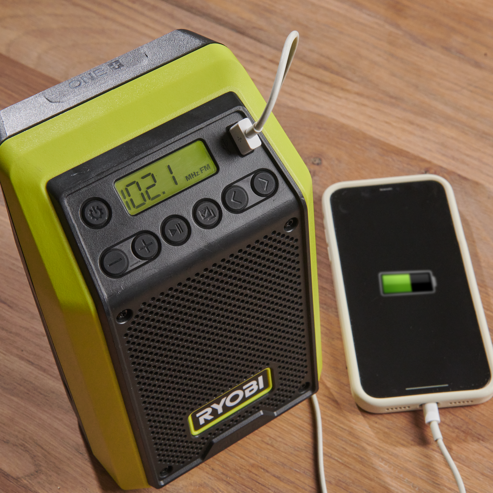 Ryobi one plus radio store