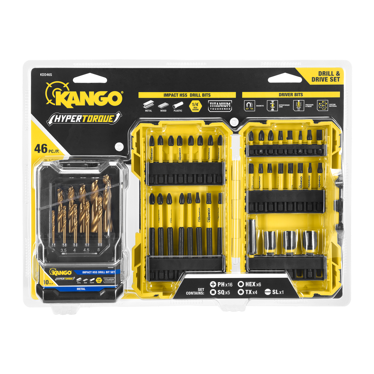 Kango Hypertorque™ 46-Piece Drill and Drive Set - Bunnings Australia