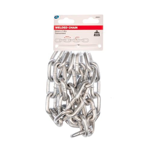 Zenith 8mm x 1.3m Galvanised Chain - Bunnings New Zealand
