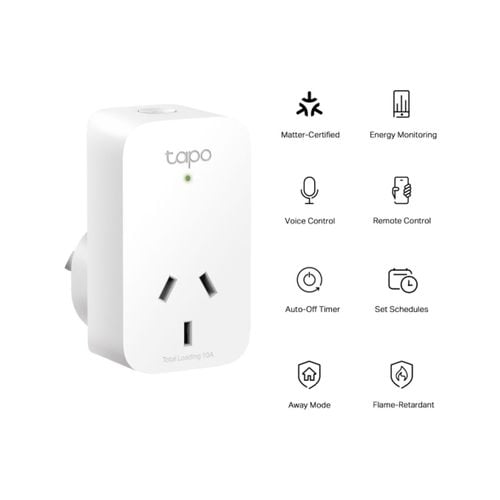 TP-Link Tapo P110M Energy Monitoring Smart Plug (Matter Compatible ...