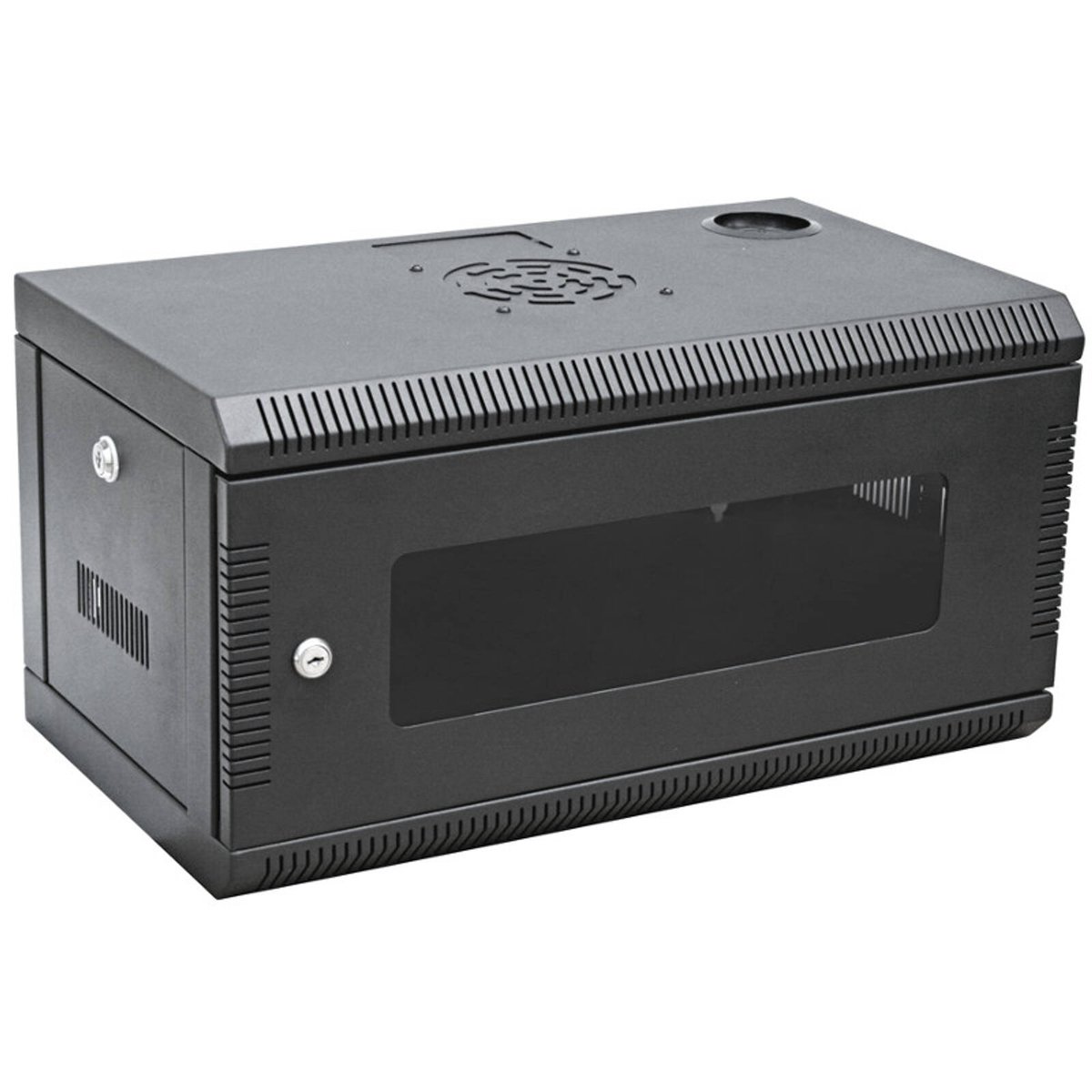 4U 4RU Server Network Data Rack LAN Cabinet 300mm Deep 19" 19 Inch Wall ...