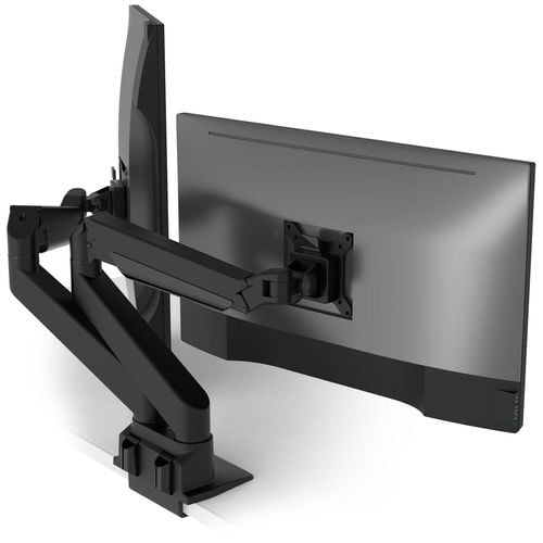 Desky Dual Monitor Arm - Space Grey - Bunnings Australia