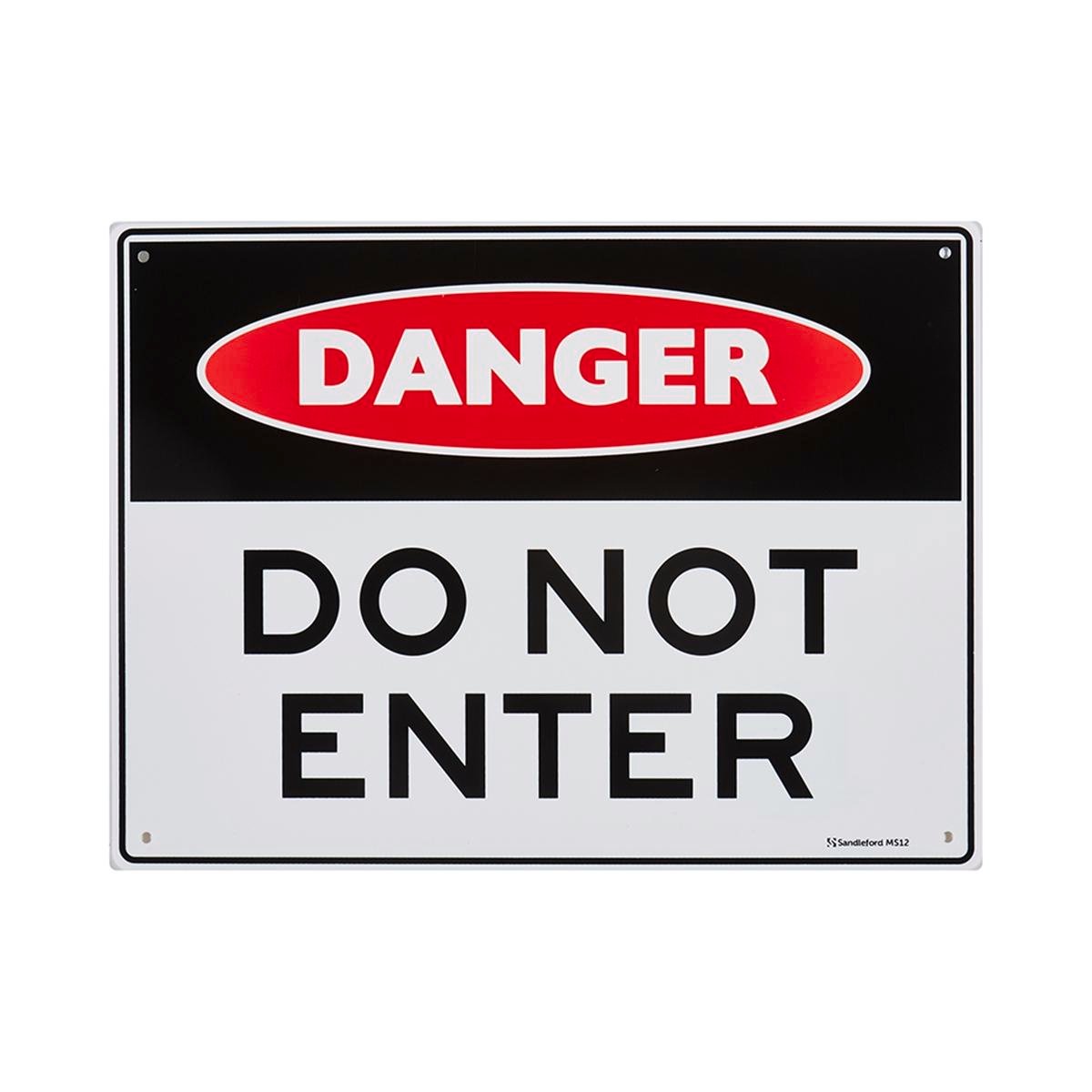 Sandleford 300 x 225mm Do Not Enter Plastic Sign - Bunnings Australia