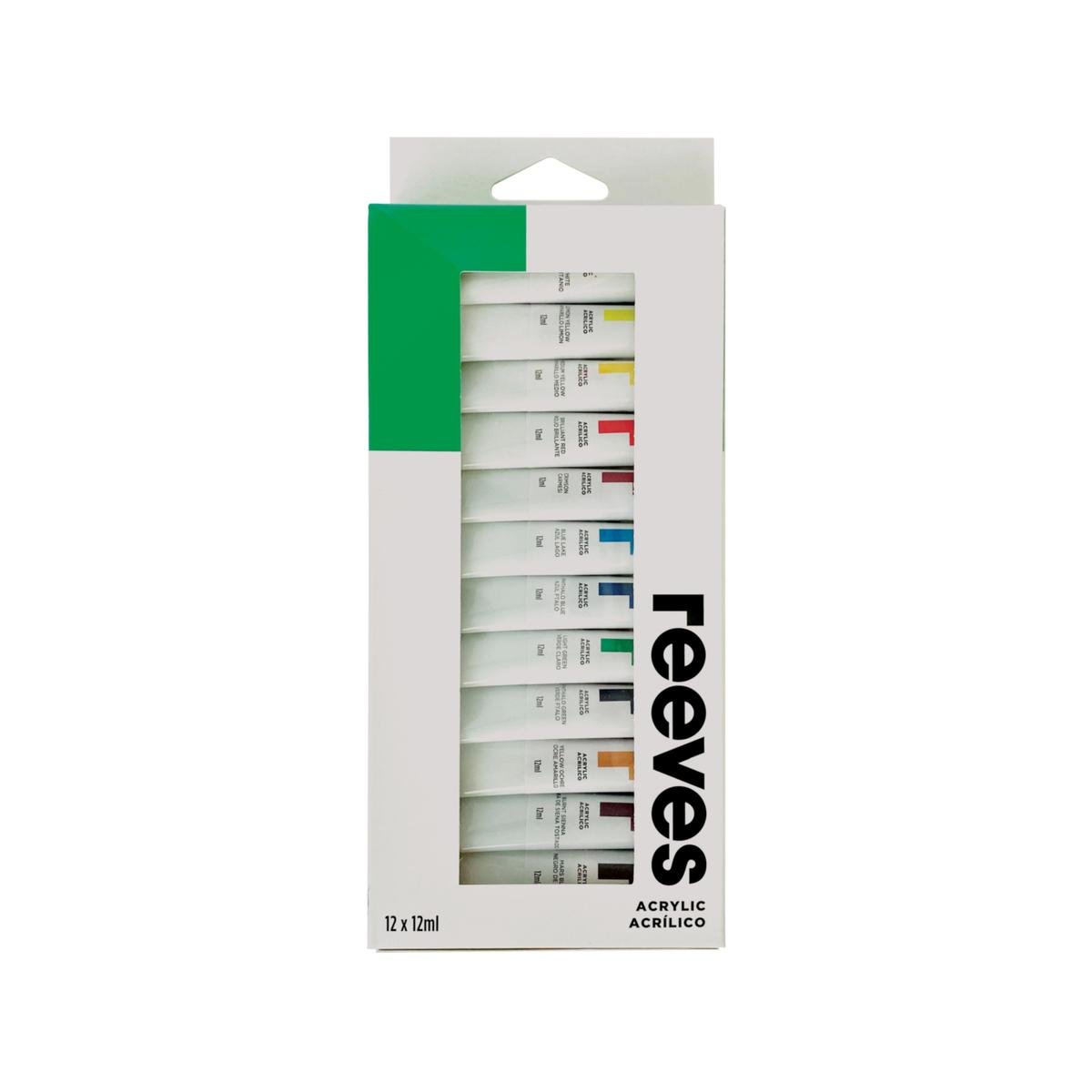 Reeves 12ml Acrylic Paint - Set of 12 Colours - Bunnings New Zealand