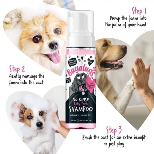 Bugalugs 200ml No Rinse Baby Fresh Dog Shampoo - Bunnings Australia