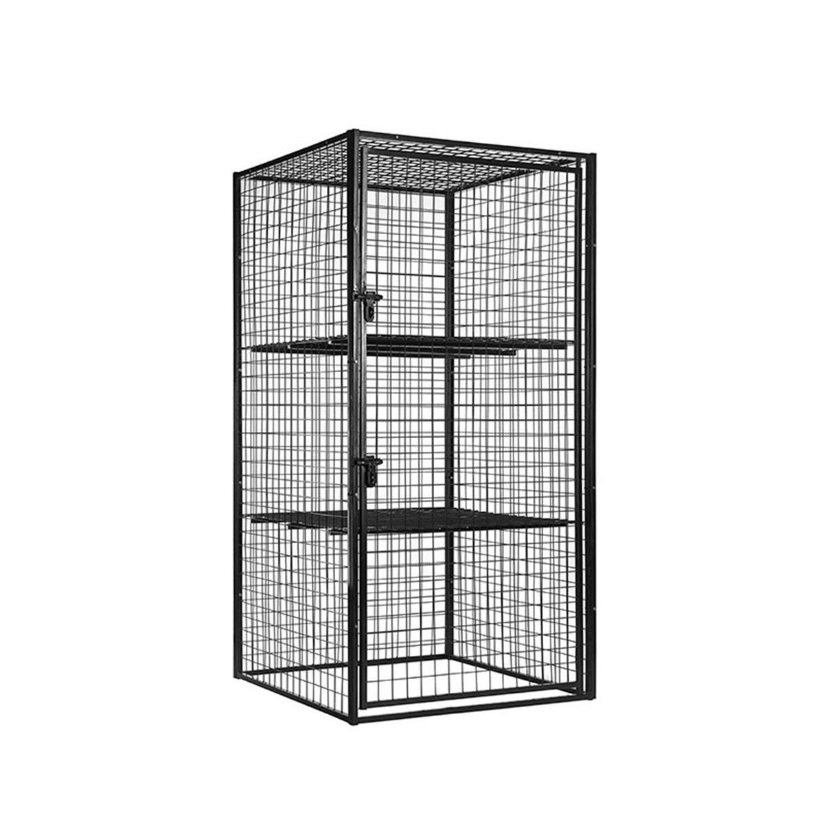 RapidStorage 900 x 940 x 1800mm Wire Mesh Storage Locker - Bunnings ...
