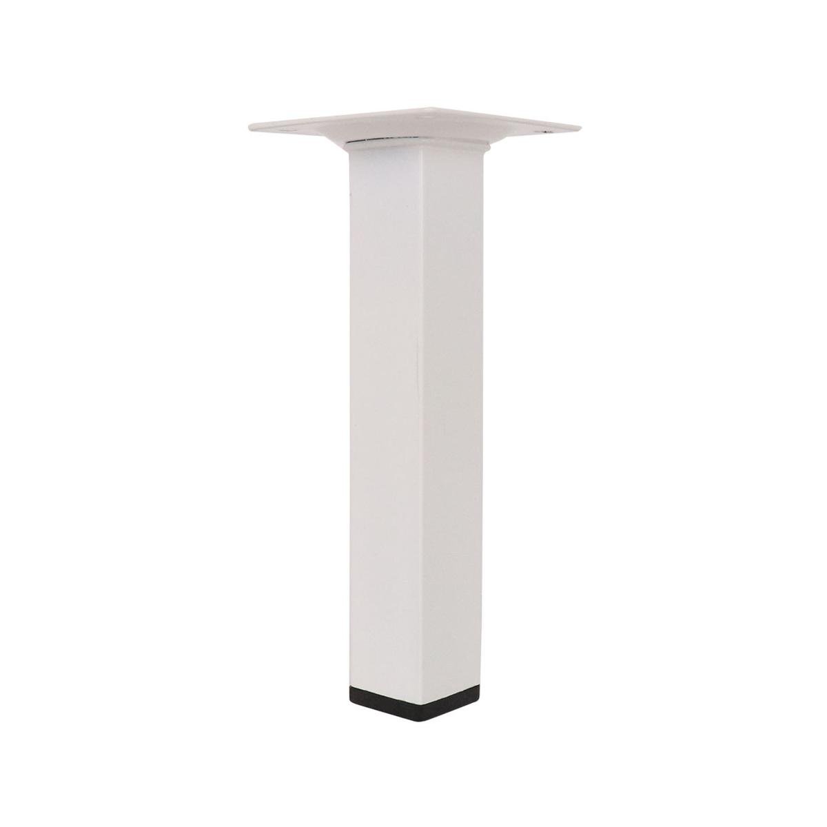 Adoored 25 x 150mm White Square Metal Leg - Bunnings Australia