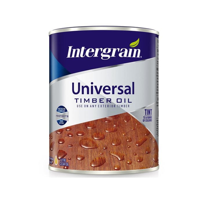 Intergrain 1L Clear Universal Timber Oil - 1L - Bunnings Australia