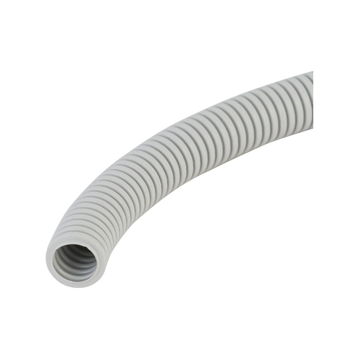 Deta 10m 20mm Corrugated Conduit With Metal Draw Wire - Grey - Bunnings ...