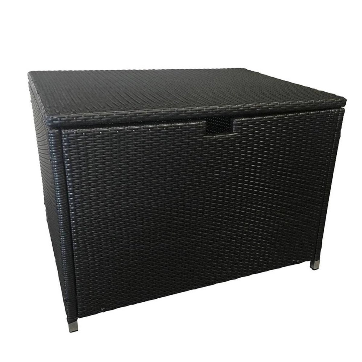 Alpha Outdoor Wicker Storage Box Large - Bunnings Australia