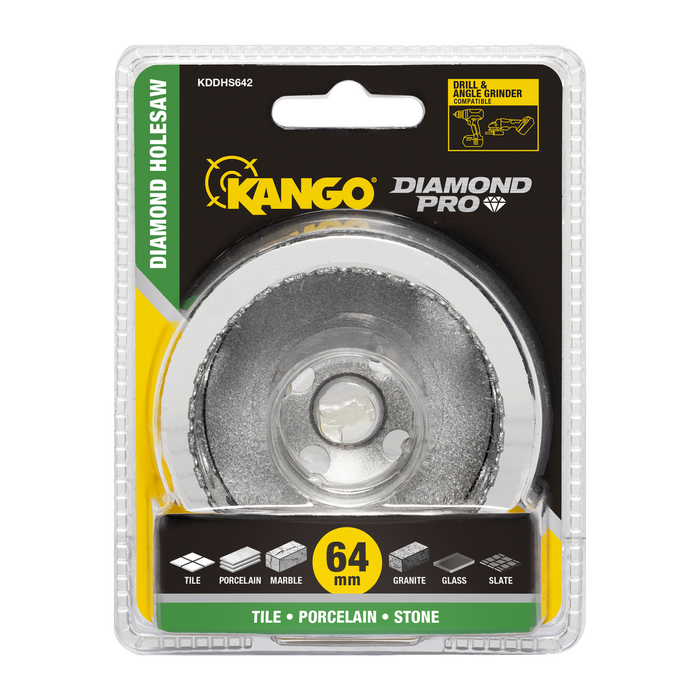 Kango 64mm Diamond Pro Diamond Hole Saw - Bunnings Australia