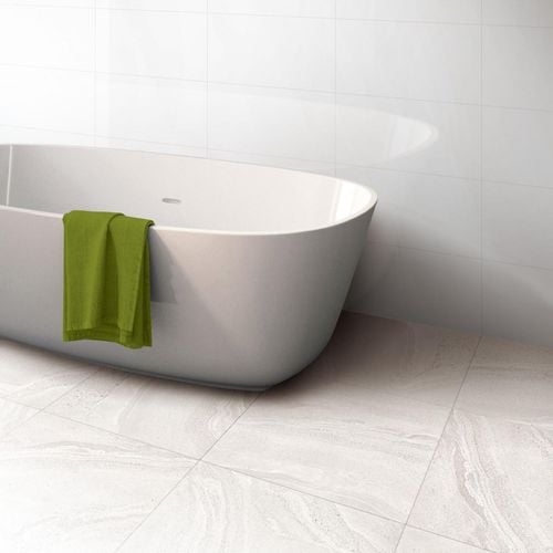 Duratile 60 x 60cm 1.08m² Crema Porcelain Indoor Floor And Wall Tile ...