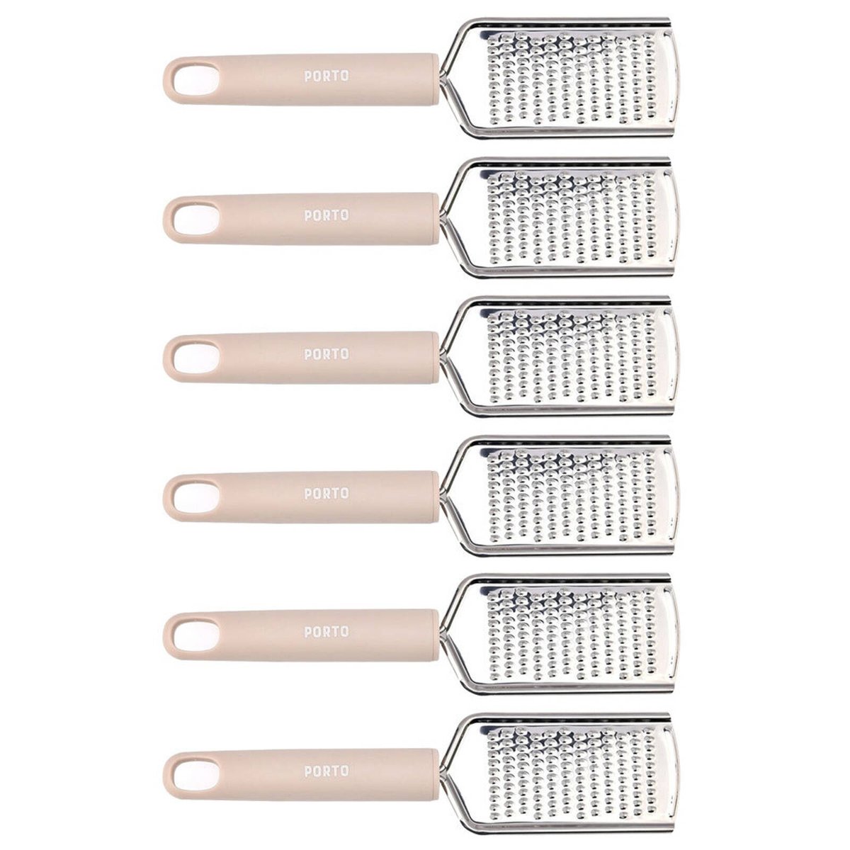 6PK Porto Zest Stainless Steel/Plastic 24cm Grater Kitchen Utensil ...