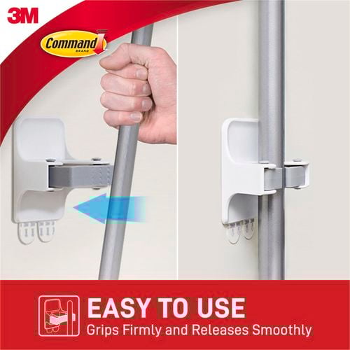 Command™ White Adhesive Broom Gripper - 1 Pack - Bunnings Australia