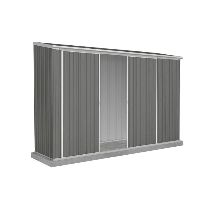 Absco Sheds 3.0 x 0.78 x 1.95m Woodland Grey Ezislider Double Sliding ...