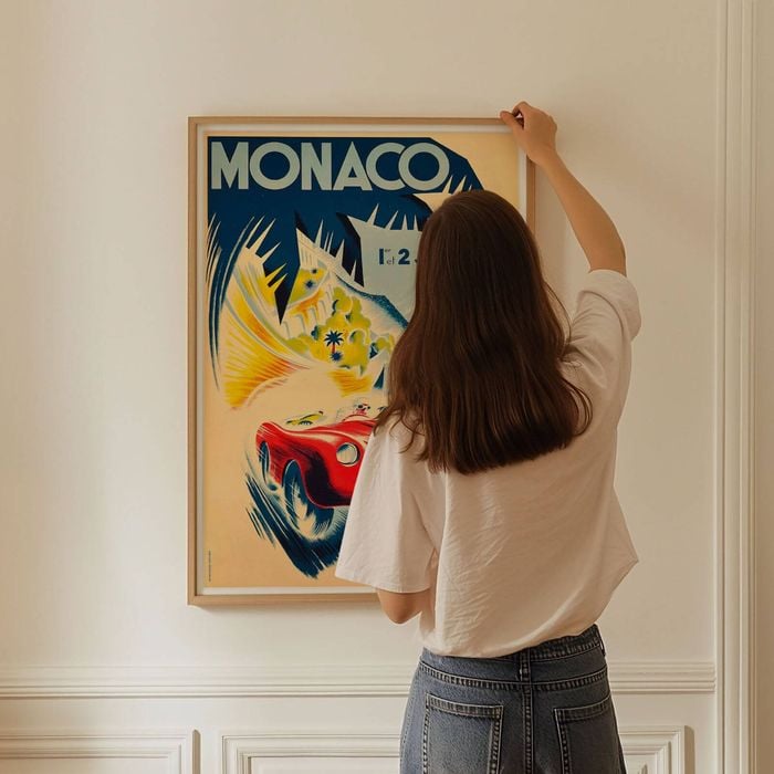 Galrie Vintage 1952 Monaco Grand Prix Art Print by Bernard Minne ...