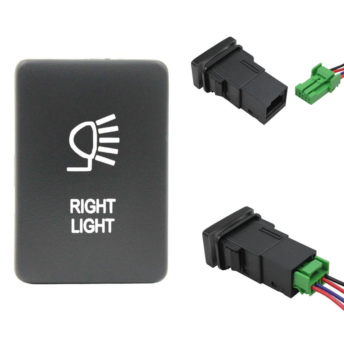 Switch Boss Blue LED Push Switch for Mitsubishi Triton (MQ MR) Pajero ...