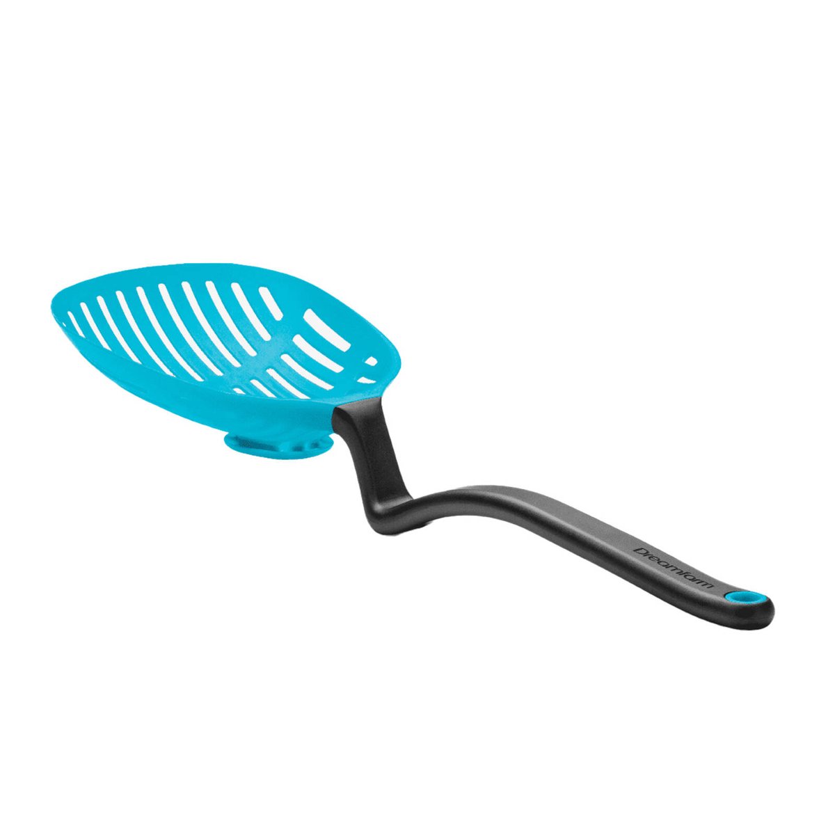 Dreamfarm Lestrain Drip-Catching Sit-Up Cooking Serving Slotted Spoon ...
