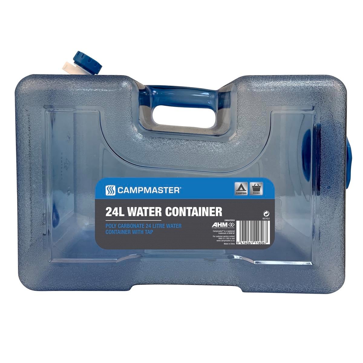 Campmaster 24L Polycarbonate Water Container With Tap - Bunnings New ...