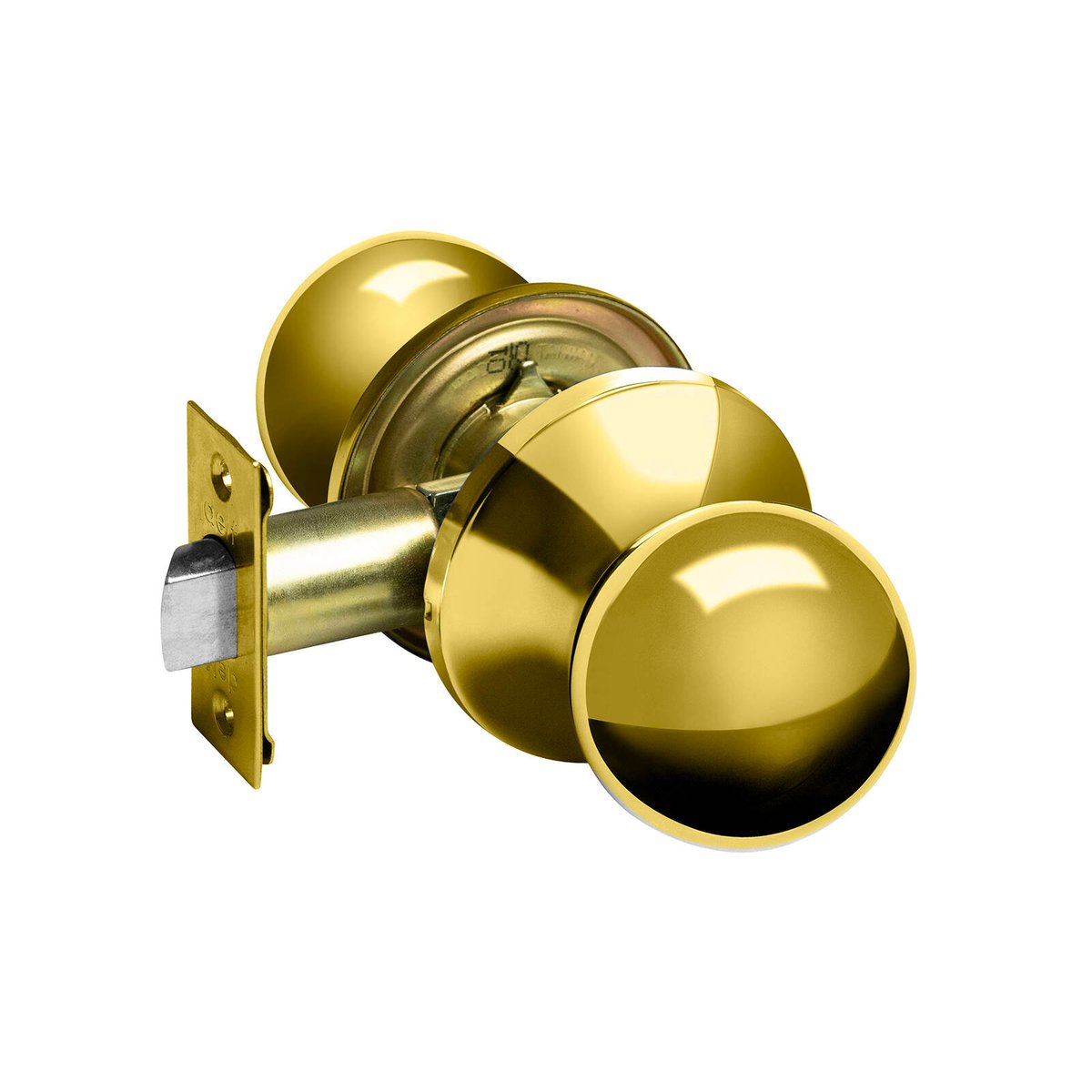Delf Polished Brass Valencia Passage Knob Set - Bunnings Australia