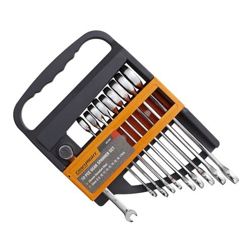 Craftright 10 Piece Metric Gear Spanner Set - Bunnings Australia