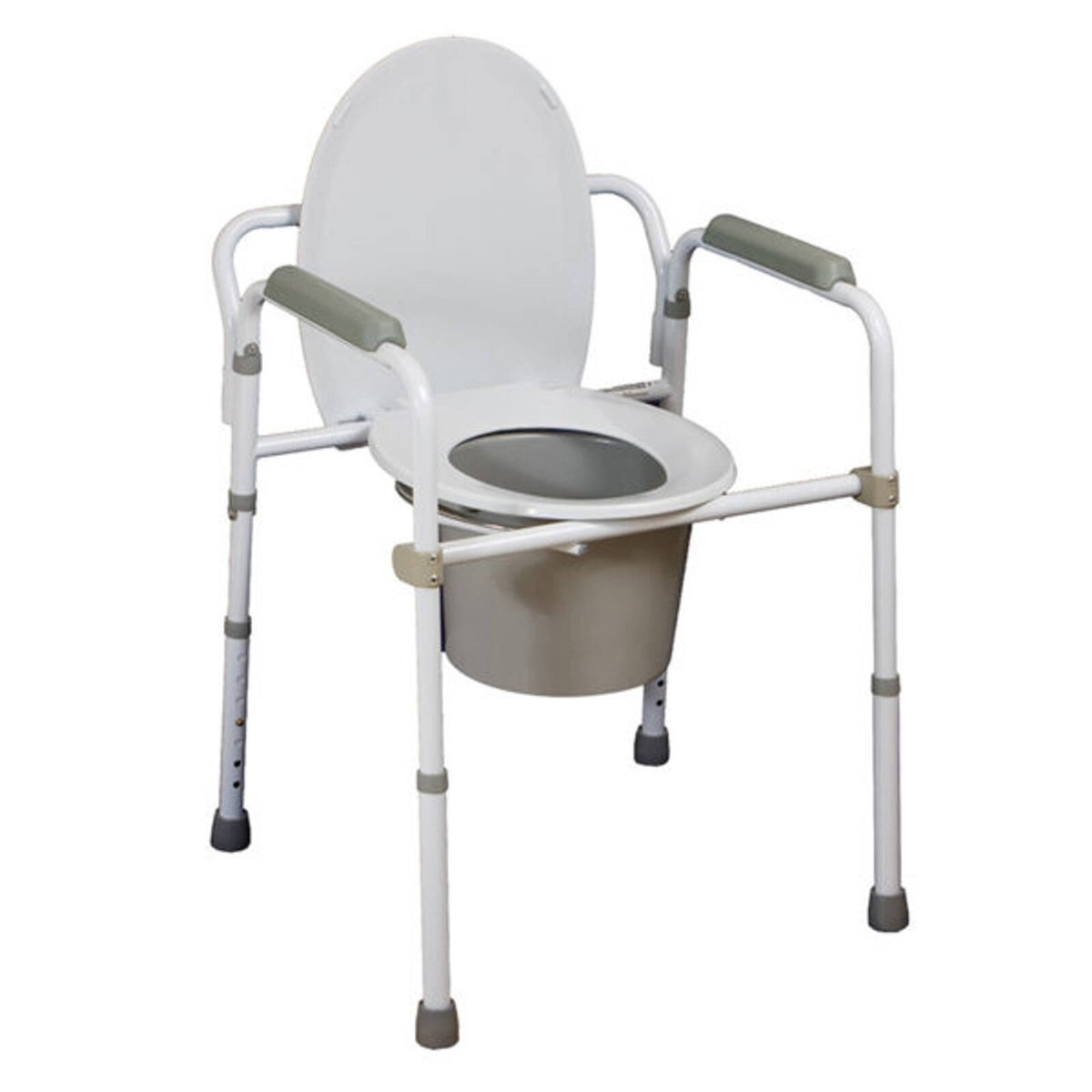 Safety and Mobility 2 in 1 Folding Commode/Over Toilet Aid - Bunnings ...