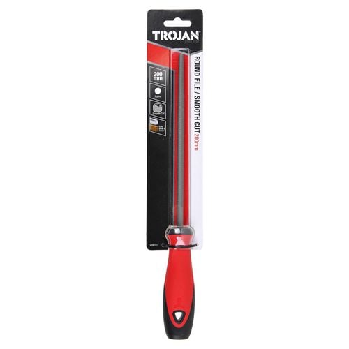 Trojan 200mm Single Cut Round File - Bunnings Australia