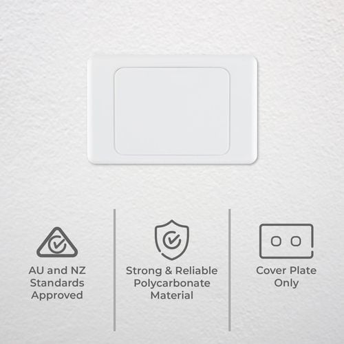 DETA Blank Wall Cover Plate - Single Pack - Bunnings Australia