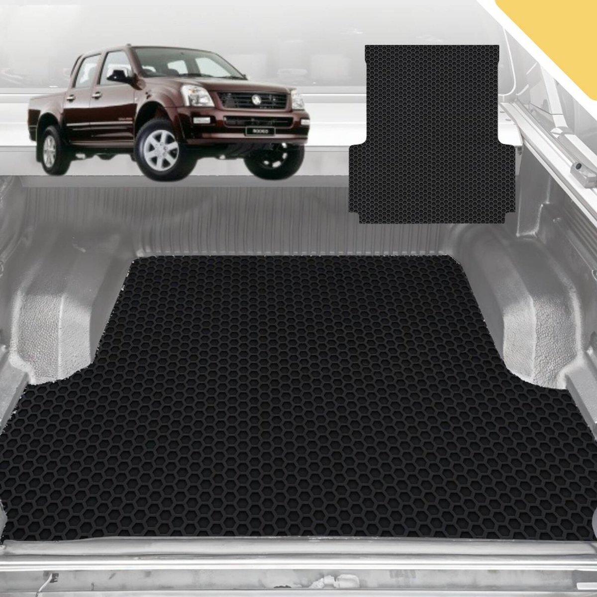 Outback GT 6D Pro Ute Tub Mat for Holden Rodeo (4-Door Crew Cab) 2003 ...