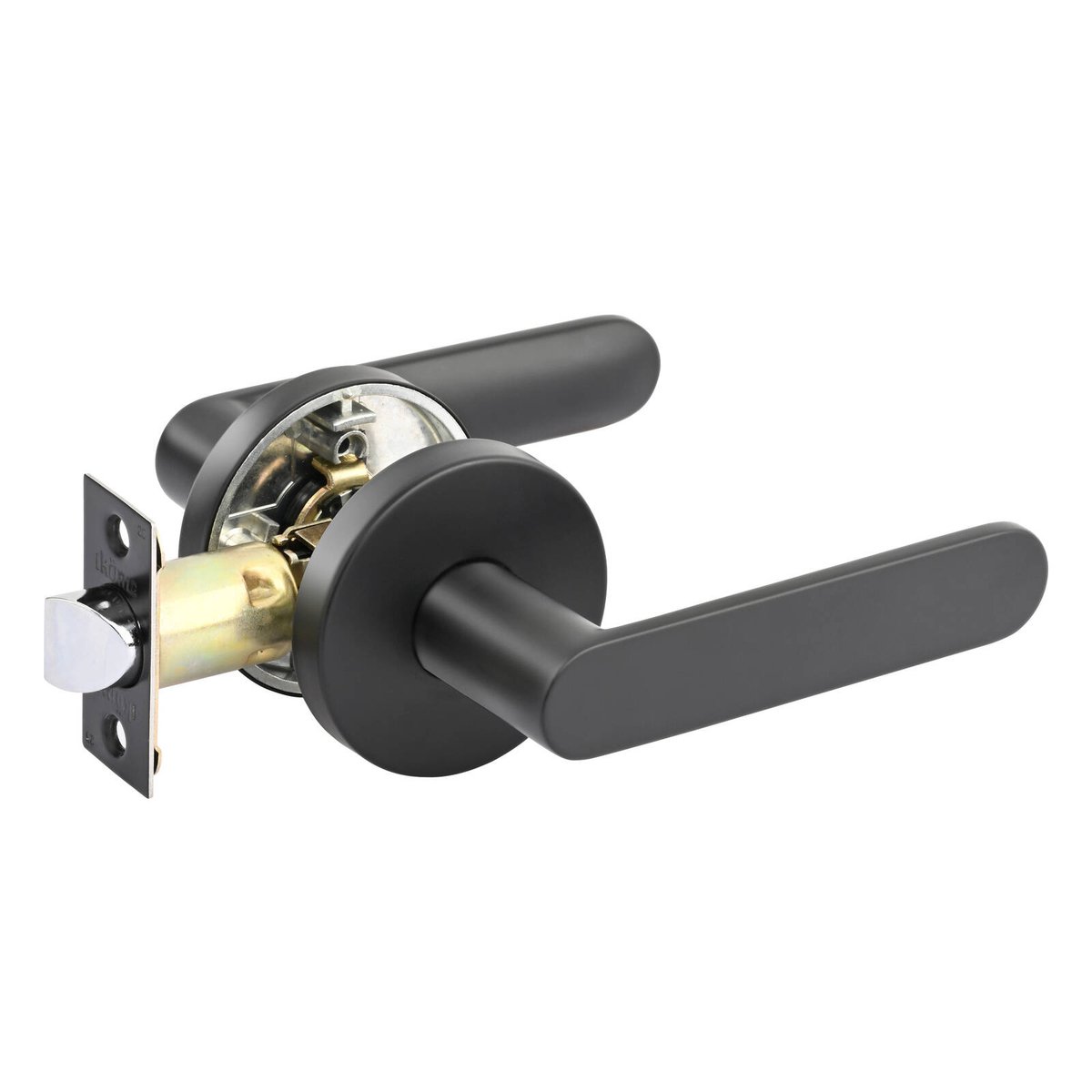 Ikonic Black Matte Sira Passage Lever Set - Bunnings Australia