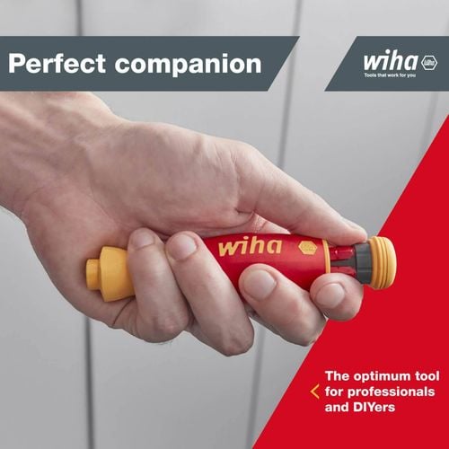 Wiha Screwdriver Bit Magazine PocketMax® Electric Mixed 4 slimBits VDE ...