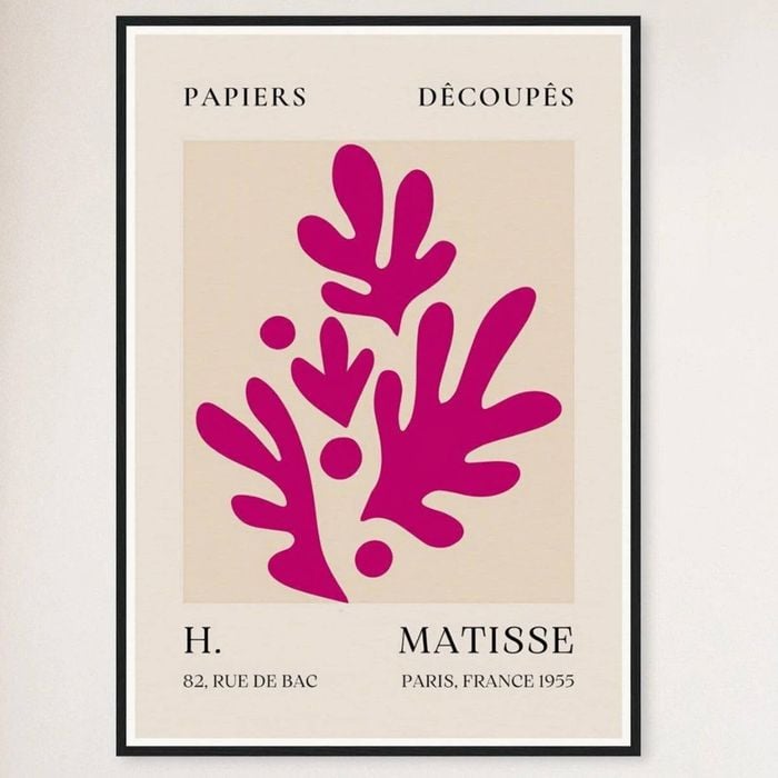 Galrie Henri Matisse Pink Foliage II Art Print 1955 Exquisite Art for ...