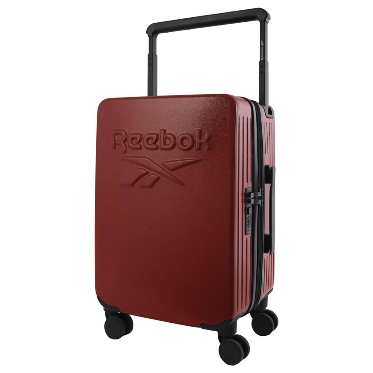 Reebok Expedition Cabin Hard-Shell Suitcase Travel Luggage 54cm Wine ...