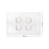 DETA White Quad Switch - Bunnings Australia