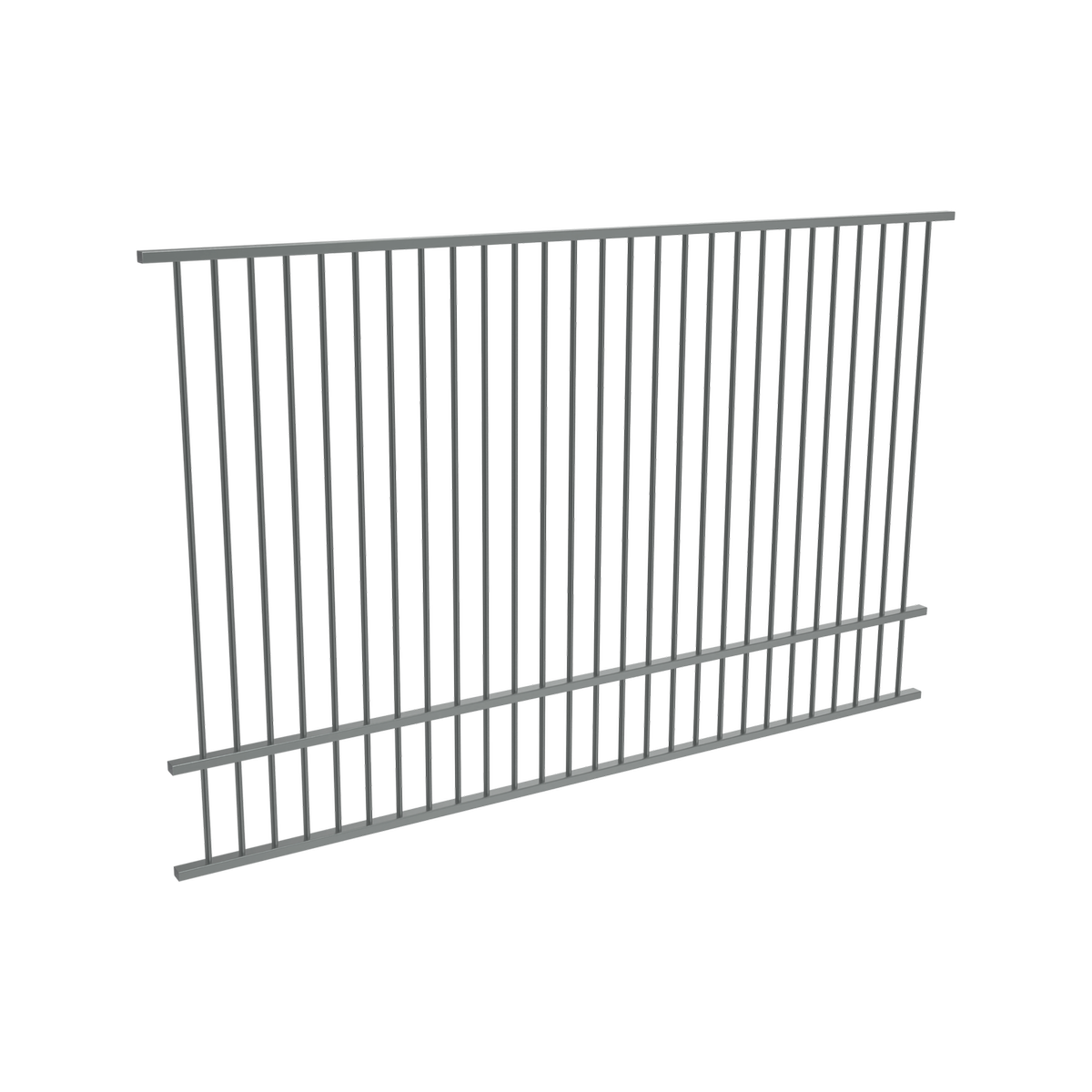 ProtectorAl 2400 x 1500 mm Monument Aluminium Pool Fence Panel Flat Top ...