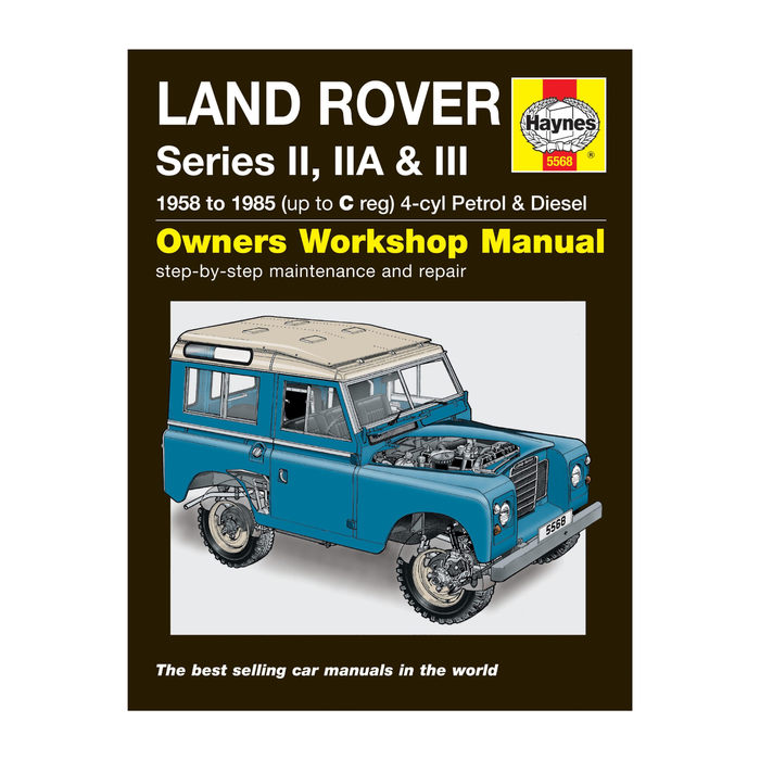 Land Rover Series II, IIA & III Petrol/Diesel (58-85) Haynes Manual ...