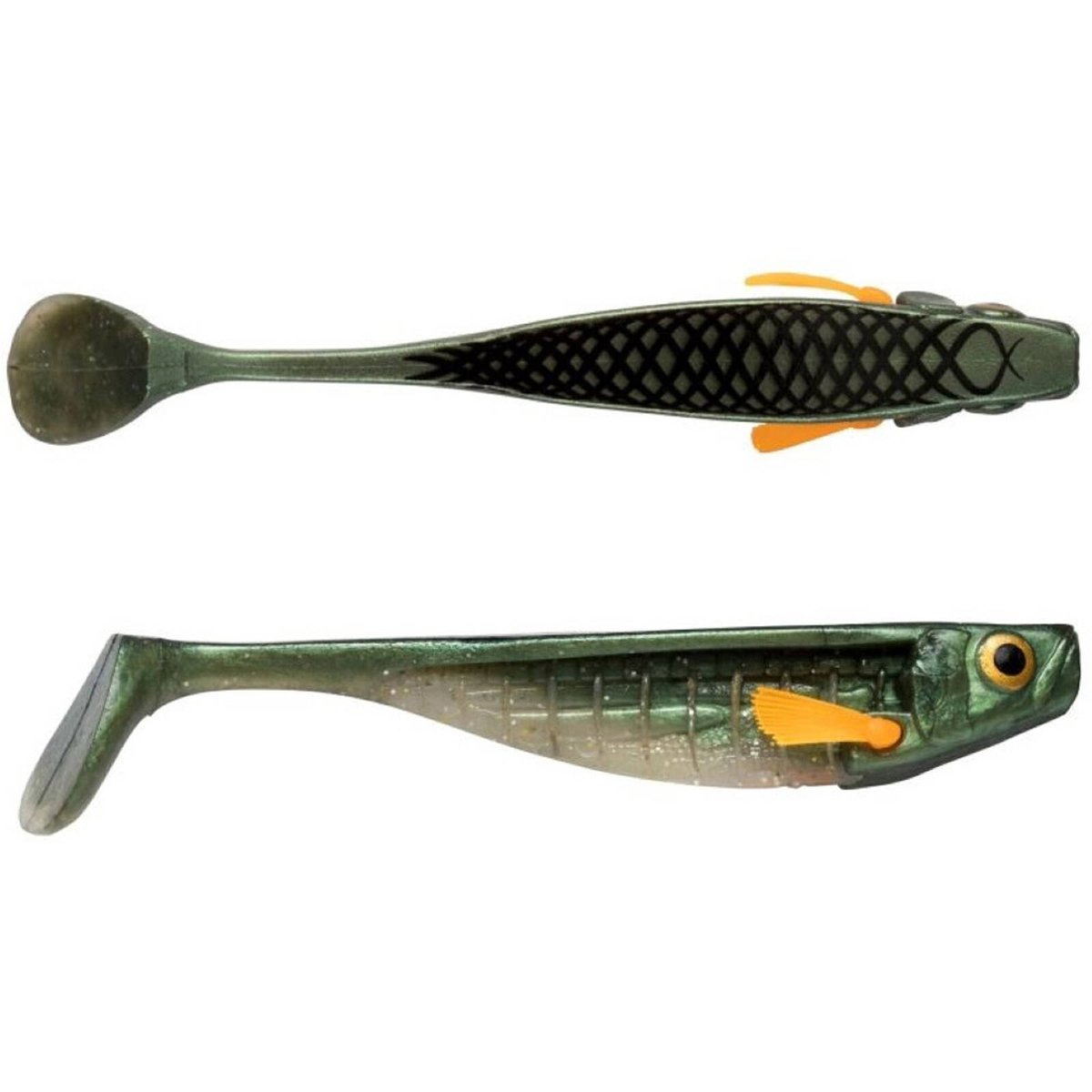 18cm Storm RIP T-Bone Soft Shad Lure With Multi Depth Screw - Olive ...