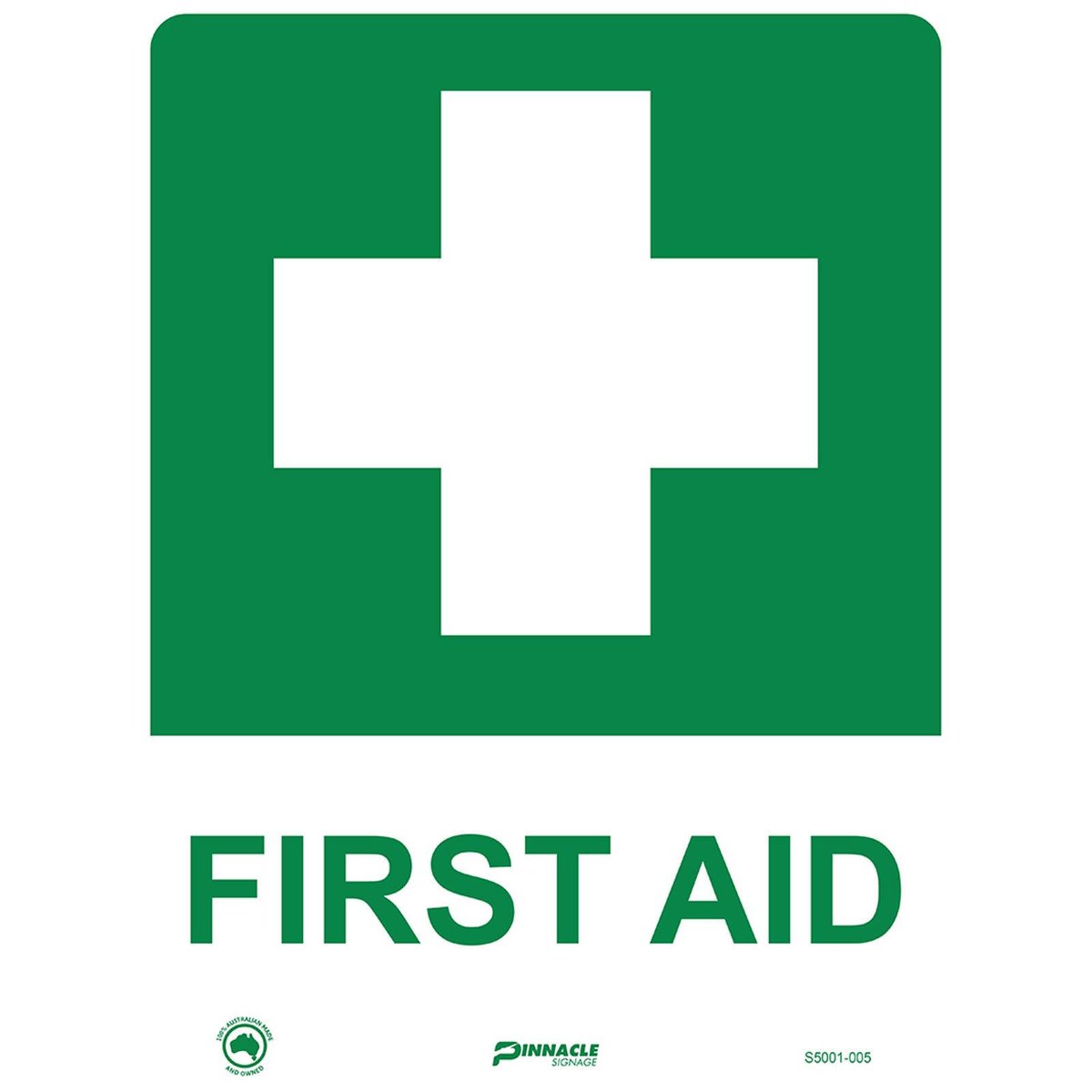 Pinnacle 400 x 300mm Metal First Aid Sign - Bunnings Australia