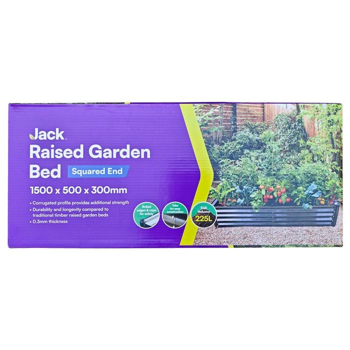 Jack 1500 x 500mm Square Raised Garden Bed - Bunnings New Zealand