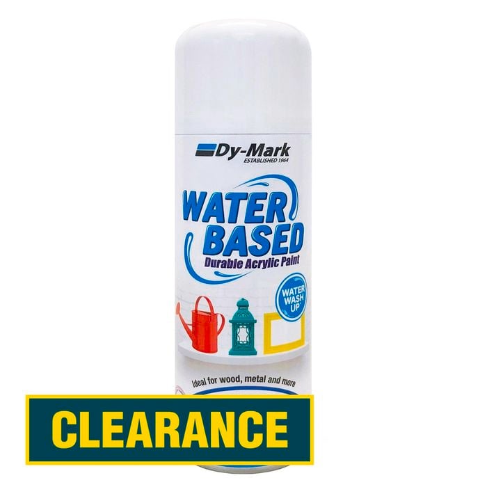 Dy-Mark 300g Water Based Gloss White Acrylic Spray Paint - Bunnings ...