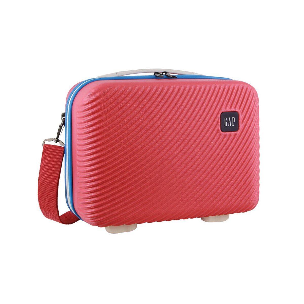 GAP Stripe Hard-Shell Mini Travel Crossbody Bag w/ Zip Pocket 27cm ...