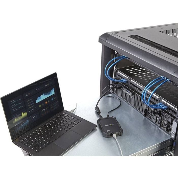 StarTech.com Laptop to Server KVM Console, Rugged USB Crash Cart ...