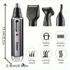 NNEOBA Rechargeable Nose & Ear Hair Trimmer Precision Grooming Black ...