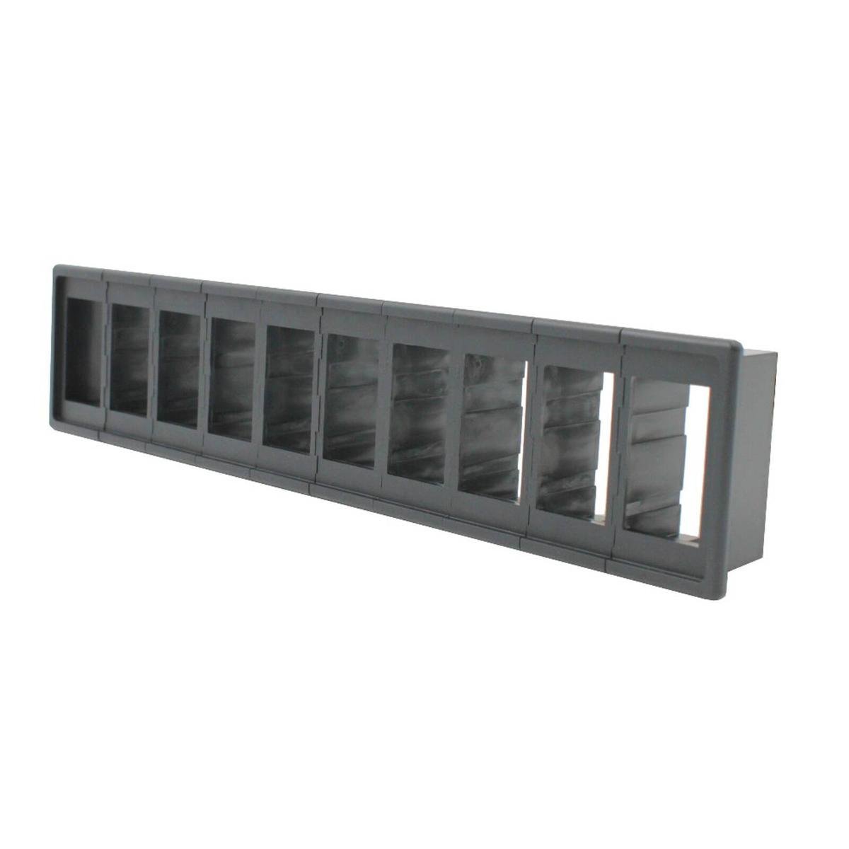 Switch Boss 10 Gang Black Poly Rocker Switch Housing Panel - Bunnings ...