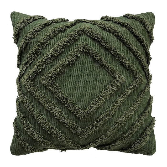 Zaab Osaka Indoor Filled Cushion Moss - Bunnings Australia