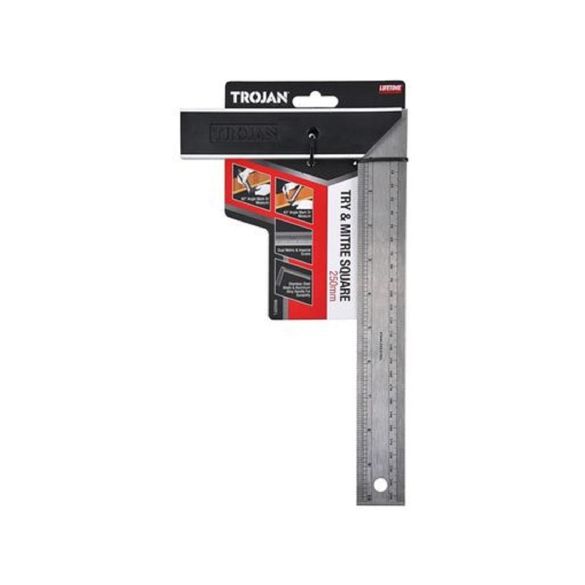 Trojan 250mm Try & Mitre Square - Bunnings New Zealand