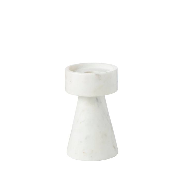 Amalfi Blythe Candleholder White 8x8x15cm - Bunnings Australia