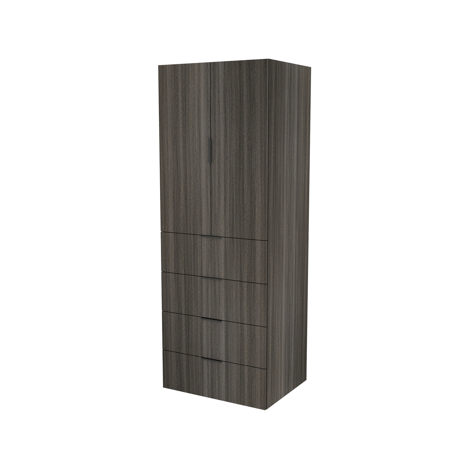 2048 x 750 x 580mm Storm 3 Shelf 4 Drawers Double Door Storage Cabinet ...