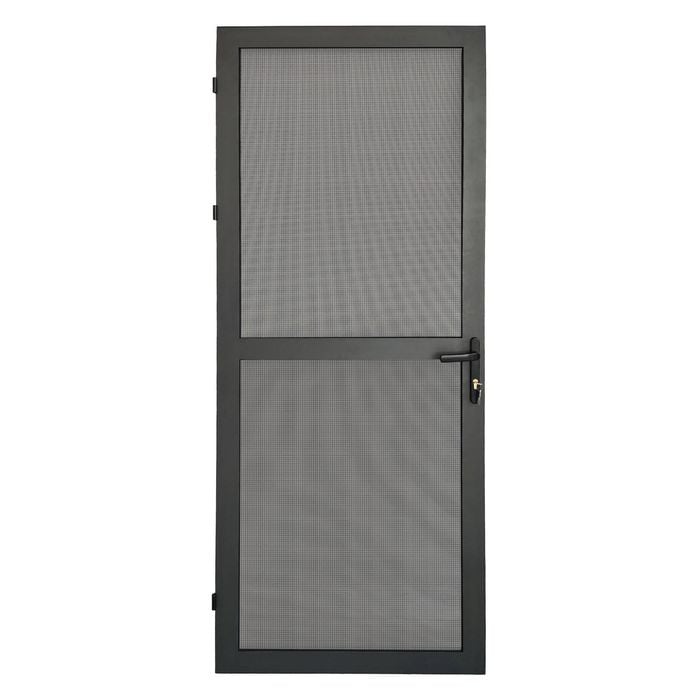 Pillar 2032 x 813mm Security Screen Door - Monument Metric - Bunnings ...