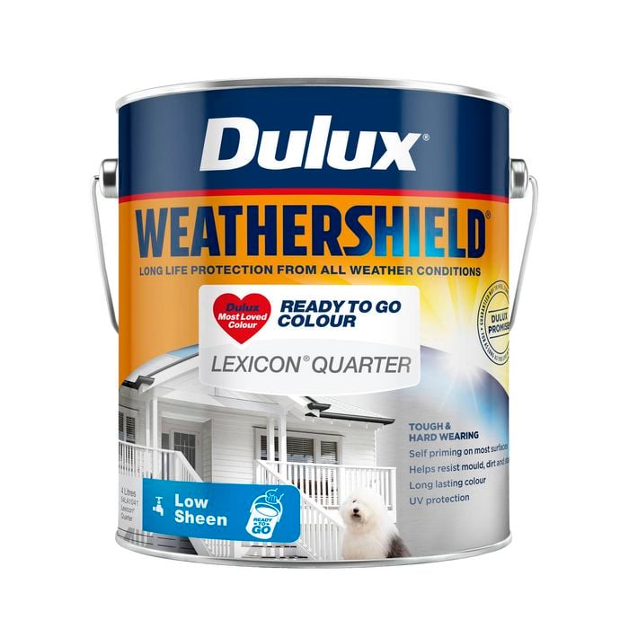 Dulux Lexicon Quarter Low Sheen Weathershield Exterior Paint - 4L ...